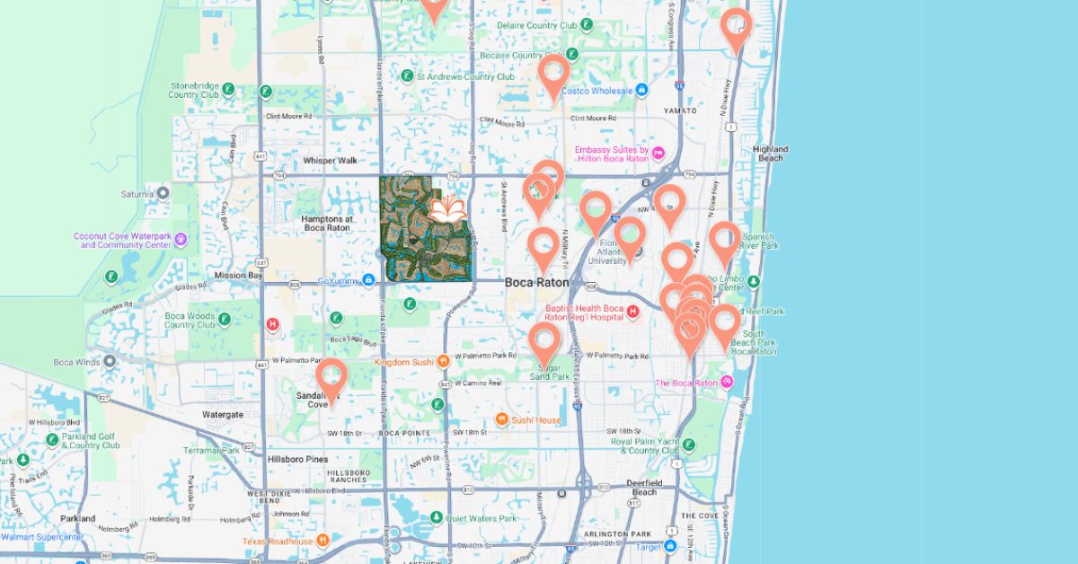 Boca Raton Interactive Map | Boca West Real Estate
